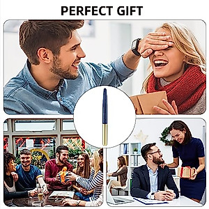 Cobee® Wooden Fountain Pens, Handcrafted Wood Fountain Pen Vintage Luxury Pen 0.5mm Fine Point Pen Business Pen Smooth Writing for Journaling Calligraphy Gift Supplies(Blue)