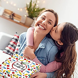 Tuitessine Scented Candle Gifts for Teachers, Teacher Appreciation Aromatherapy Candles for Home Natural Soy Wax Fragrance Candle for Women Thank You Teacher Back to School Gifts 4 Packs 4.4 oz