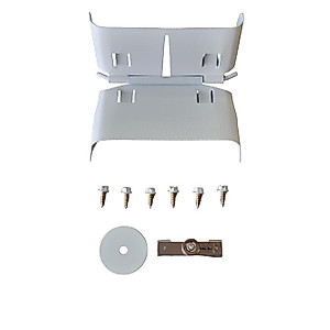 Magnetic Downspout Clip with Hinge (3"x4" 'A' White)