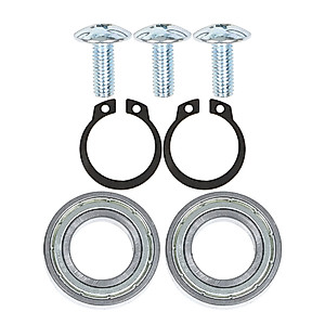 waltyotur 300mm Steering Wheel Steel Kit 320mm Gear Rack Pinion Adjustable Shaft Set Replacement for 110cc Go Kart ATV Buggy Quad