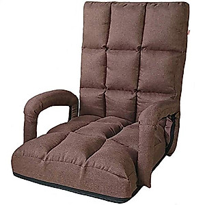 UXZDX Lazy Sofa，Portable Lazy Sofa Back Support Floor Chair Pink Adult Meditation Seminar Read TV Watch,58cmx60cmx68cm (Color : B)