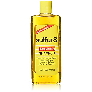 Sulfur 8 Deep Cleaning Shampoo for Dandruff, 7.5 Ounce