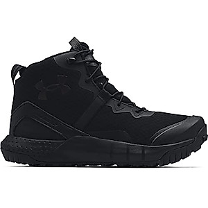 Under Armour mens Micro G Valsetz Mid Military and Tactical Boot, Black (001 Black, 10.5 US