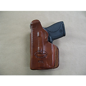 Taurus 709/740 Slim with Laser IWB Molded Leather Waistband Concealed Carry Holster CCW TAN RH