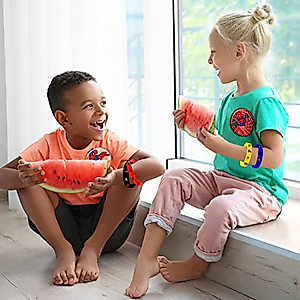 Spidey Birthday Party Supplies,80Pcs Spider Party Favors,Include 8pcs Button Pins,60pcs Stickers and 12pcs Barcelets for Kids