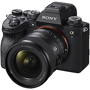 Sony Alpha 1 Full Frame Mirrorless Camera Body + 20mm F1.8 G Lens FE Wide Angle SEL20F18G ILCE-1/B Bundle with Meike MK320 TTL Flash Speedlite + Deco Gear Backpack + Microphone and Accessories Kit
