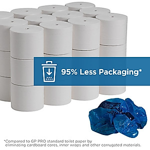 Compact by GP Pro Coreless 2-Ply Bathroom Tissue, 1,000 Sheets Per Roll, Case Of 36 Rolls