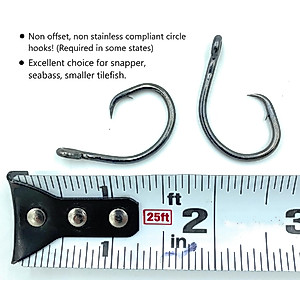 Deep Drop Fishing Rig, 5 Demon Circle 6/0 Hooks with Glow Sleeve, Deep Drop Snapper Rig