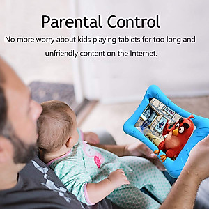 PRITOM Kids Tablet, 32 GB ROM, Quad Core Processor, HD IPS Display, WiFi 7 inch Android Tablet, Kid-Proof with Kids Tablet Case