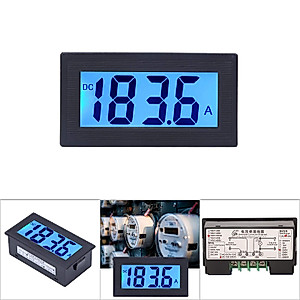 Mxzzand DC AC100-240V Professional Voltage Meter Digital Voltmeter LCD Display for Office for Home(DC 0-200V)