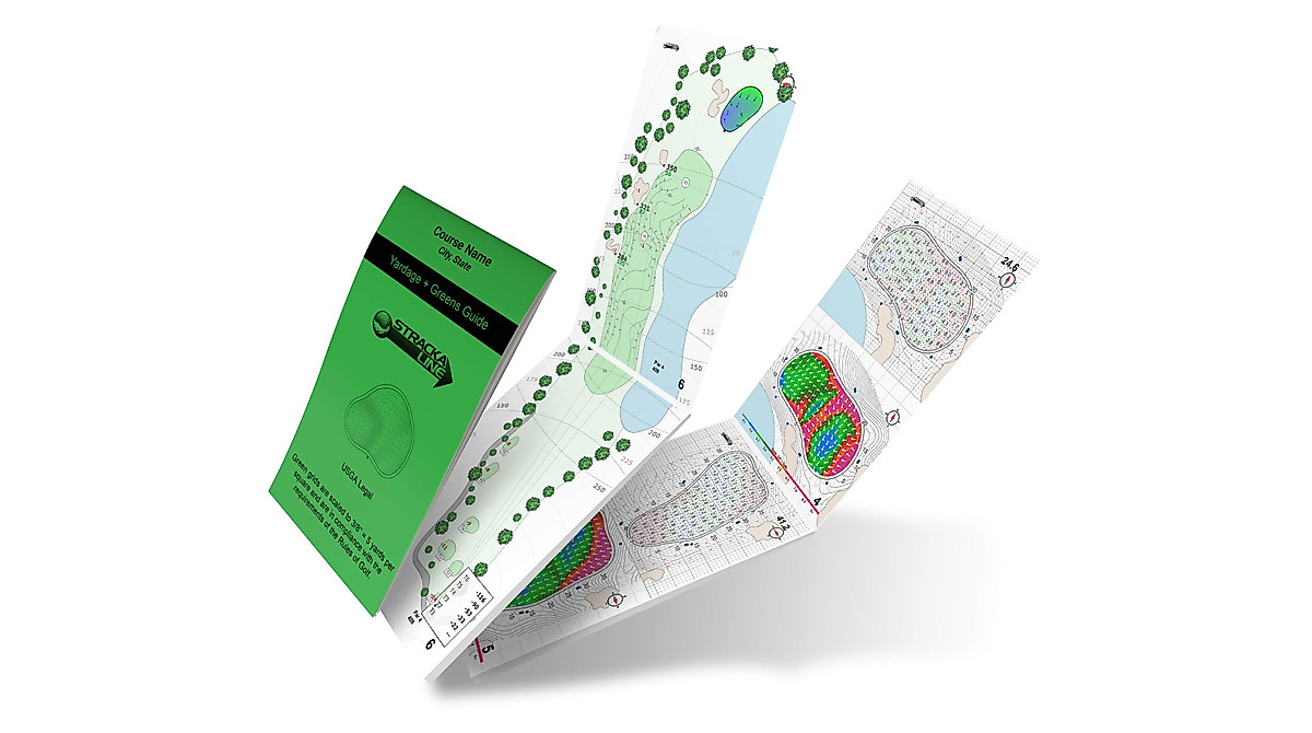 StrackaLine Yardage Book - Hank's Swank Par 3 Golf Course