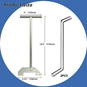 woiron Garbage Disposer Unjamming Wrench with 2 PCS Garbage Disposal Allen Wrench Tool,Garbage Disposal Wrench Tool,for Remove Clogging Above The Sink