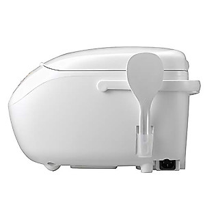 Panasonic 5 Cup (Uncooked) Rice Cooker with Pre-Programmed Cooking Options for Brown Rice, White Rice, and Porridge or Soup - 1.0 Liter - SR-CN108 (White)