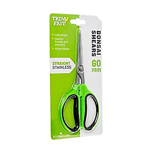 Hydrofarm HGBS600, 60 mm Bonsai Shears, Green