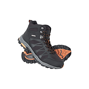 Mountain Warehouse Trekker II Mens Softshell Waterproof Hiking Boots Black 13 M US Men