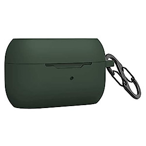 Geiomoo Compatible with Jabra Elite 85t Silicone Carrying Case, Portable Scratch Shock Resistant Cover (Emerald Green)