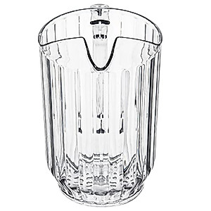 Restaurantware Base 32 Ounce Beer Pitcher, 1 Durable Restaurant Pitcher - Hard Plastic, Serve Soda, Lemonade, Juice, or Sangria, Clear Plastic Water Pitcher, For Bars, Parties, or Homes