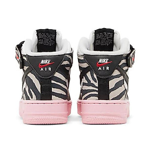Nike AIR Force 1 '07 MID White/Black-Soft Pink DZ4841 100 Women's Size 7.5