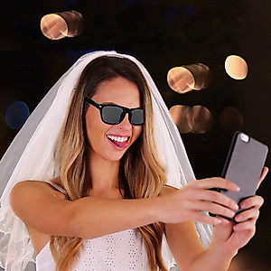 TheGag Black Sunglasses Bulk Party Favors 12 Pack Retro Black Sunglasses Exactly What You Are Looking For-Weddings-Men In Black Costume-Graduations Mardi Gras Bachelor Party Adult Kids