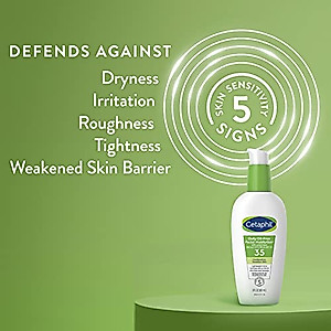Cetaphil Face Moisturizer, Daily Oil Free Facial Moisturizer with SPF 35, For Dry or Oily Combination Sensitive Skin, Fragrance Free Face Lotion