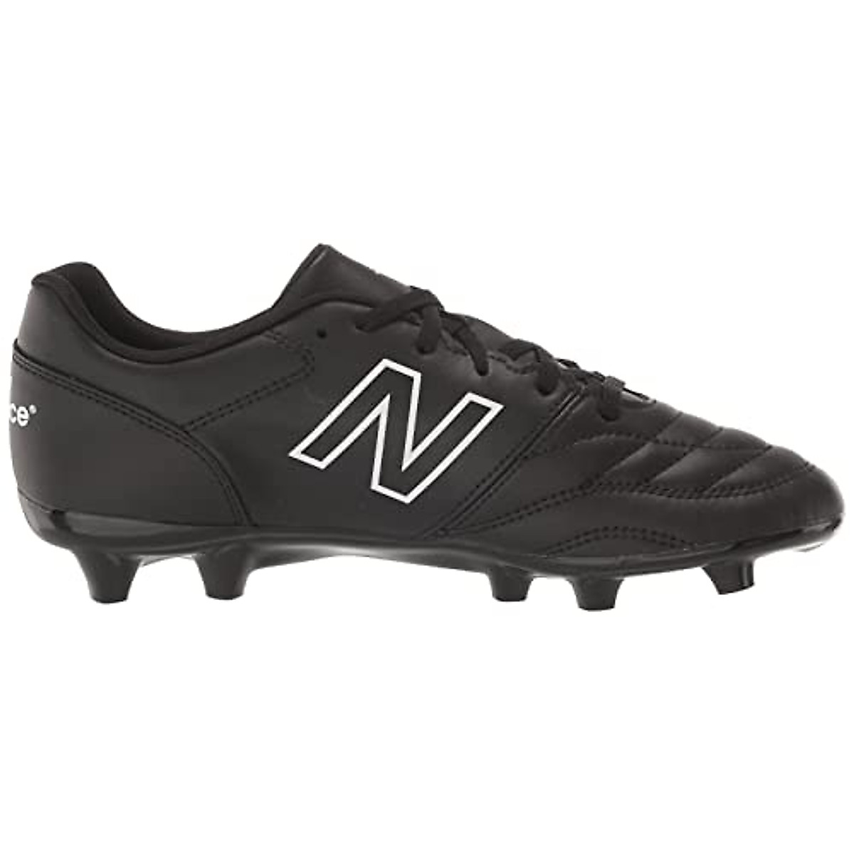 New Balance Boy's 442 V2 Academy FG Junior Soccer Shoe, White/Black, 2.5 Little Kid