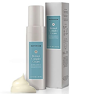 Naturium Retinol Complex Face Cream 2.5% Plus Bakuchiol & Biomimetic Lipids, Moisturizing Skin Repair Facial Cream, 1.7 oz