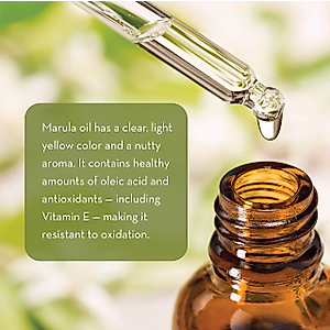 Pure Body Naturals Marula Facial Oil, 1 Fluid Ounce - Cold-pressed, Refined Luxury Beauty Oil for Face and Hair - Vegan, Gluten-free and 100% Natural