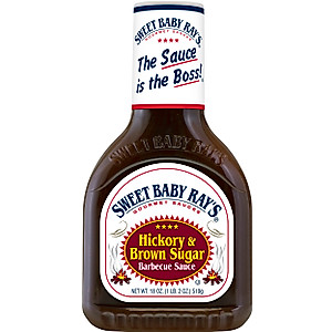 Sweet Baby Ray's Hickory & Brown Sugar Barbecue Sauce (18 Ounce (Pack of 4))