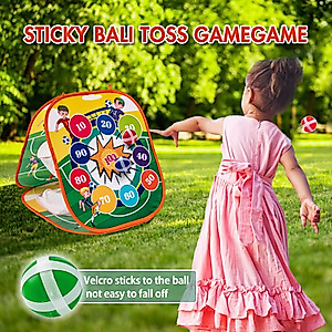 Sundaymot Bean Bag Toss Game, Kids Throwing Game Kit, 3 in 1 Darts Toys for Kids, Sand Bag Throw, Carnival Games Indoor and Outdoor Party Games