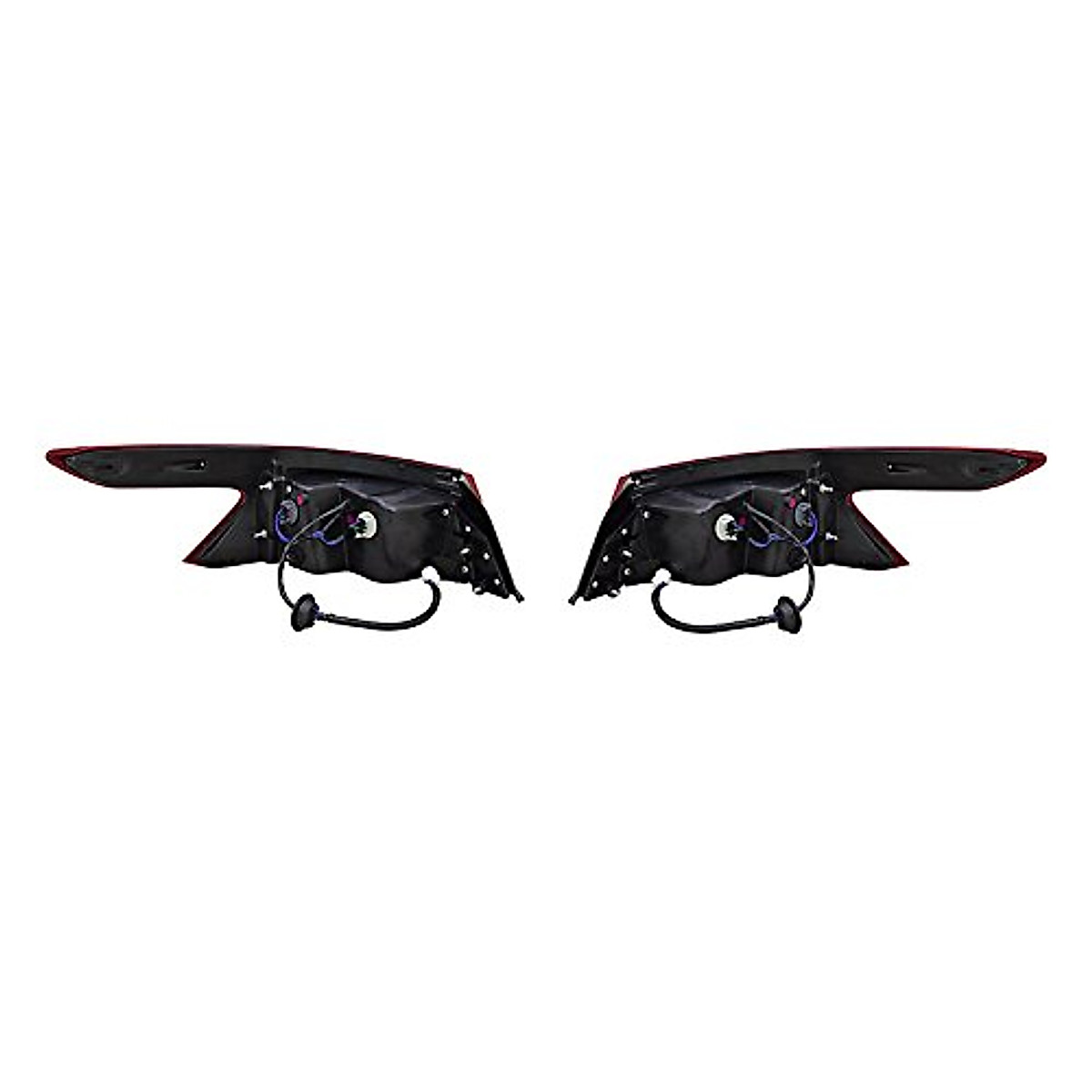 RAREELECTRICAL New Pair Of Tail Lights Compatible With Toyota Tacoma Sr Sr5 Base 2016-17 8156004170 To2800197