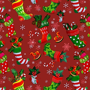 Konsait 12 Sheets Folded Large Sheets of Christmas Wrapping Paper Traditional Gift Wrap, 74 x 50cm, Xmas Festive Designs Bulk, Santa, Snowman,Snowflake,Tree,Reindeer Birthday Holiday Gifts Decor