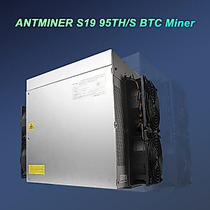 Antminer S19 95TH/S Bitcoin Miner BTC Mining Machine Include PSU Power Supply - New