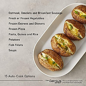 Panasonic NN-SN75LB 1.6 cu.ft Cyclonic Inverter Countertop Microwave Oven 1250Watt Power with Genius Sensor Cooking, cft, Black