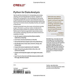 Python for Data Analysis: Data Wrangling with pandas, NumPy, and Jupyter
