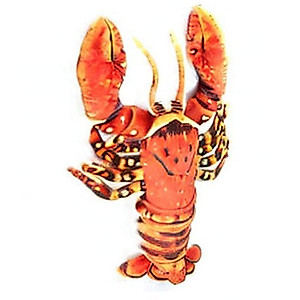 Ruzucoda Realistic Stuffed Lobster Cute Dolls Plush Animal Toys Red 12 Inches