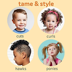 T is for Tame - Kids Hair Styling Gel, All-Natural Alcohol-Free Hair Gel for Kids & Toddlers, 2023 Launch Date (3.38 Fl Oz Pack of 1)
