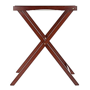 Winsome 94422 Folding Butler Tray Table, Antique Walnut