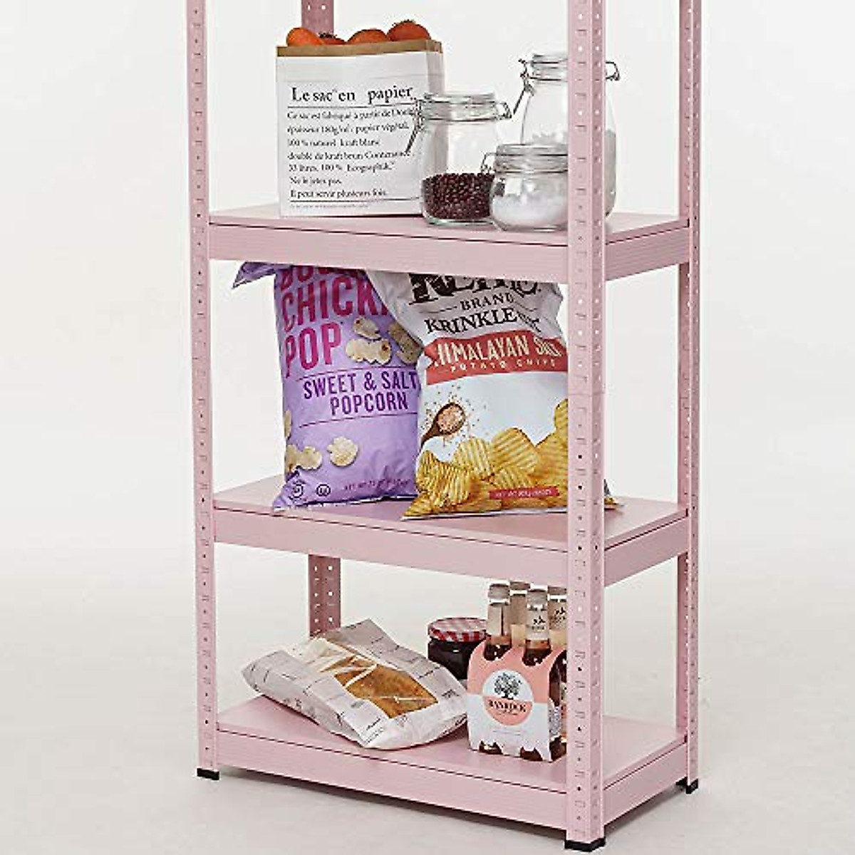 Lomani 5-Shelf Adjustable Utility Shelf, Storage Rack, Organizer Shelf-PK