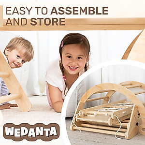 Indoor Playgroud Jungle Gym for Toddlers Slide,Climbing Toys for Toddlers Playset-Indoor Play Gym Swedish Ladder,Climbing Play Structure Set for Kids-Indoor Playground - Anthill-4