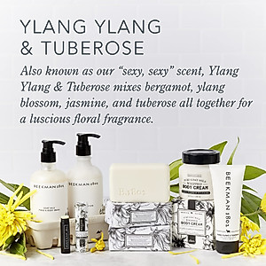 Beekman 1802 Goat Milk Shampoo, Ylang Ylang & Tuberose - 8.9 oz - Cleanses, Nourishes & Revitalizes Dry, Damaged Hair - Color Safe - Cruelty Free