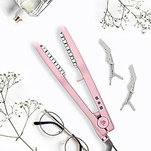 Voloom Petite 1” Inch Professional Volumizing Ceramic Hair Iron | for Medium Length or Fine Texture Hair Volume | Adjustable Temp | Auto Shut-Off