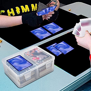 FULLCASE Card Case Holder Compatible with Baseball Football Sports Game, Trading Cards Storage Also for PM TCG/for MTG/for C.A.H/for Topps Display Collector Organizer(Box Only)