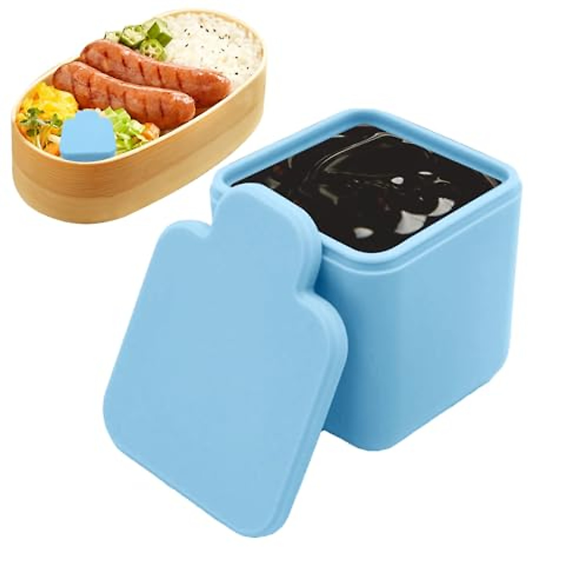 Salad Dressing Container Fits Omie Box | Silicone Sauce Dressing Containers With Lids | Dishwasher Safe Leakproof Portable Storage Container Ovenable For Dips, Jam, Salad Dressing, Sauce