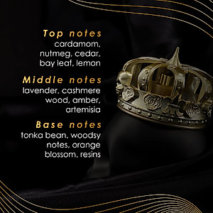 Police To Be The King For Men - Light Long Lasting Top Men's Cologne Spray Elixir Bottle - A Royal And Ultra-Fresh Male Fragrance Eau De Toilette With Traces Of Cardamom And Sandalwood - 4.2 Oz