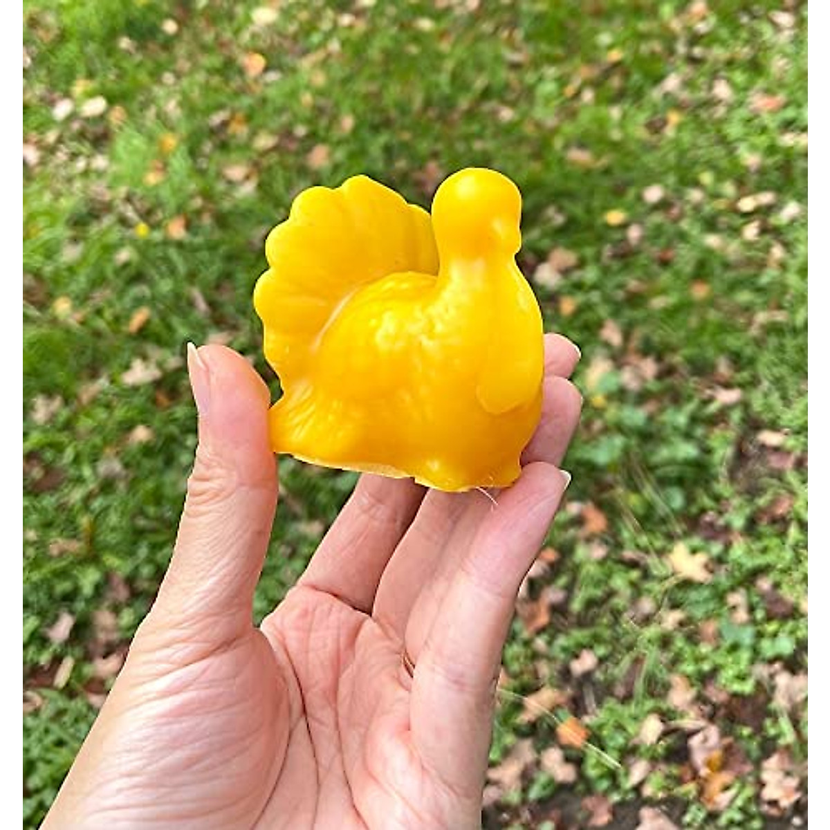 2 1/4'' small 3D silicone turkey mold candle soap TheHandmadeCharm