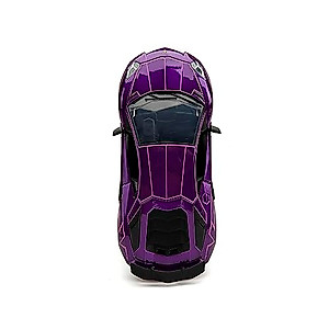 Lambo SV Candy Purple with Pink Graphics Pink Slips Series 1/24 Diecast Model Car by Jada 34656