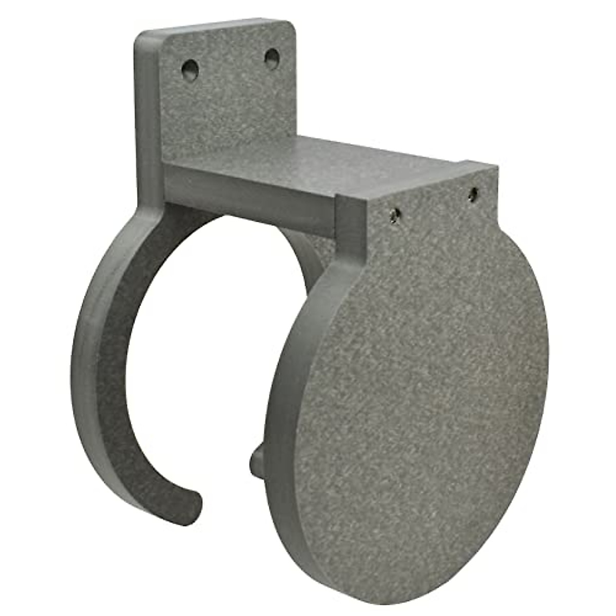 Poly Cup Holder for Adirondack Chair or Patio, Fits Standard- Large Cups (Charcoal Gray)