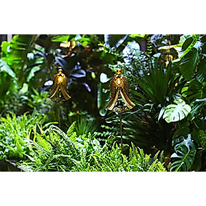 Homight Solar Metal Angel Stake Grave Decorations for Cemetery Perfect as Angel Remembrance & Sympathy cemetary Grave Decorations Gifts for Pets and Lost Love Ones