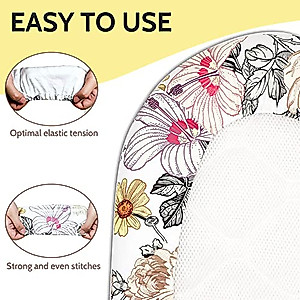 Bassinet Sheet, Jersey Cotton for Baby Boy/Girl, Fitted Sheets Flexible for Most Bassinet Mattress