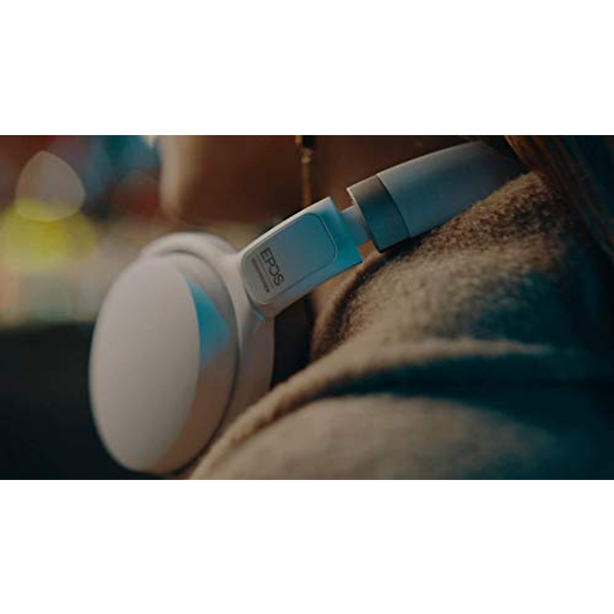 EPOS | SENNHEISER Adapt 360 White (1000210) - Dual-Sided, Dual-Connectivity, Wireless, Bluetooth, ANC Over-Ear Headset | for Mobile Phone & Softphone | Teams Certified